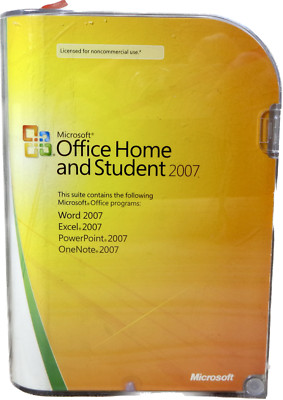 Microsoft Office 2007 Home and Student w/ Product Key - Excel, Word ...