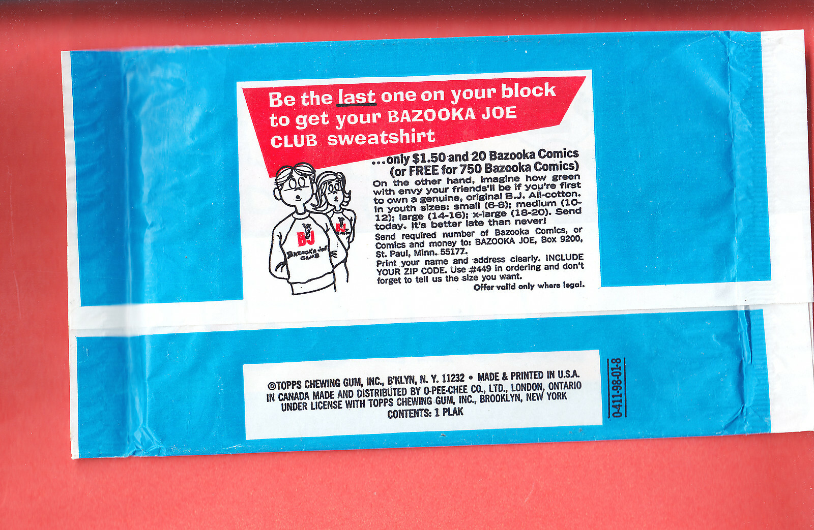 1968 TOPPS GIANT PLAKS 4 DIFFERENT...PROOF, TEST, 5 C, + 10 C WRAPPERS ...