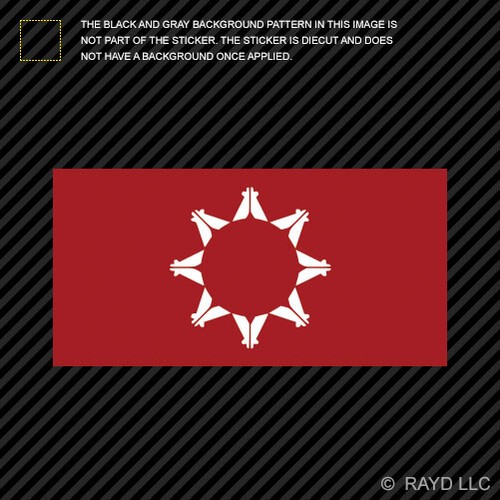 Oglala Sioux Nation Flag Sticker Die Cut Vinyl Native American tribe | eBay