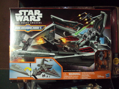 STAR WARS The Force Awakens Micro Machines STAR DESTROYER Playset NIB ...