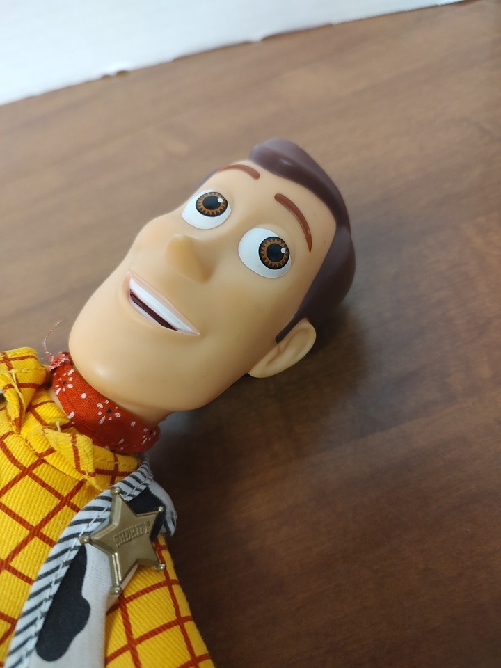 Disney Pixar Toy Story Pull String Woody With Hat 15 inch/ Talking | eBay