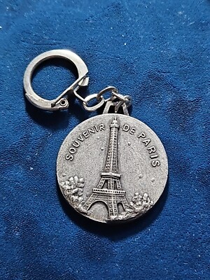 EIFFEL TOWER Souvenir De Paris Collectible Key Ring Key Chain (MT.#8039 ...