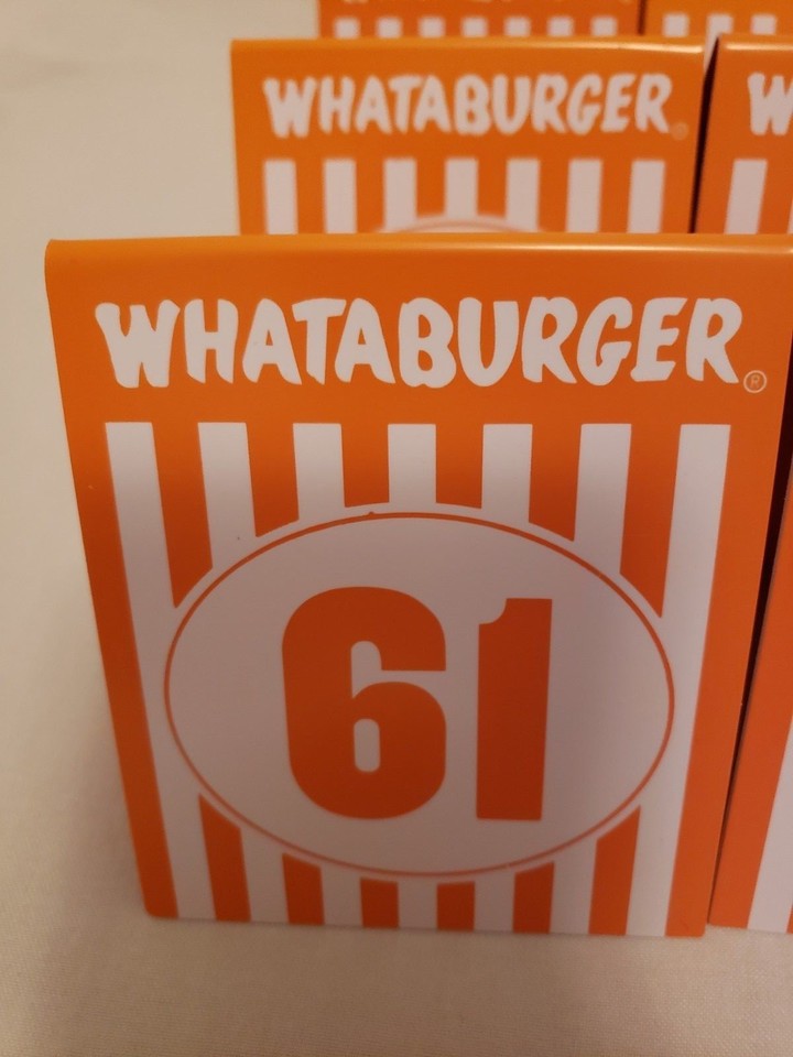 Individual WHATABURGER Restaurant Table Tent Numbers - Modern Glossy | eBay