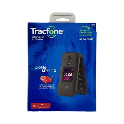 NEW ALCATEL MY FLIP 2 (A406DL) Tracfone Prepaid Flip Phone 616960383239 ...