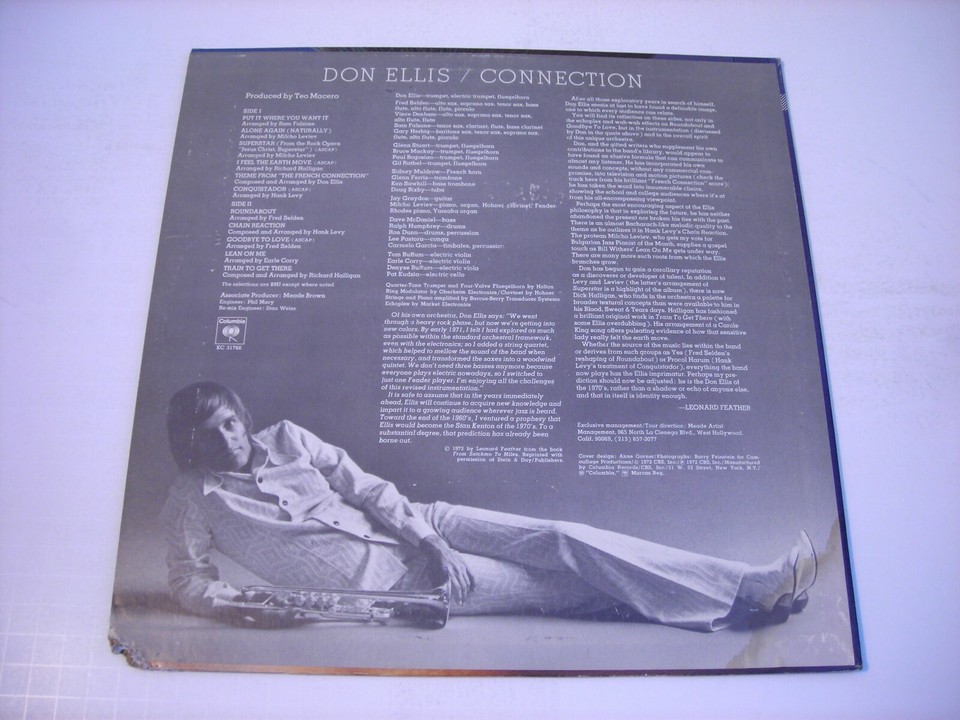 Don Ellis Connection 1972 Stereo LP VG++ | eBay