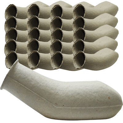 20 Pack 800ml Disposable Cardboard Pulp Maceraterable Male Urine Urinal ...