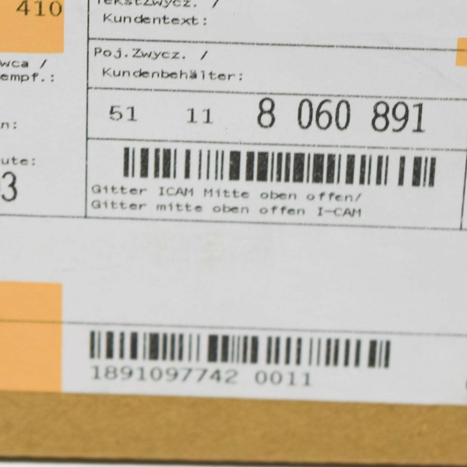 2015-2019 BMW X6 F16 Front M Bumper Upper Center Grille 51118060891 ...