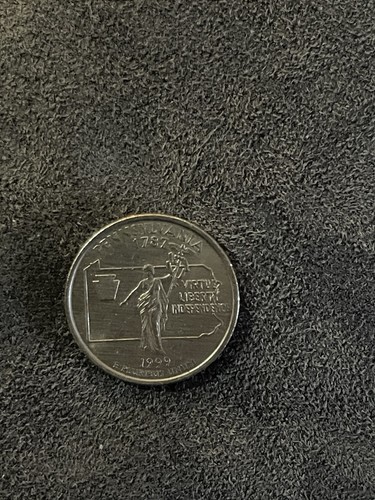 RARE 1787 1999 “P” Pennsylvania *FIRST STATE QUARTER DOLLAR* Coin | eBay