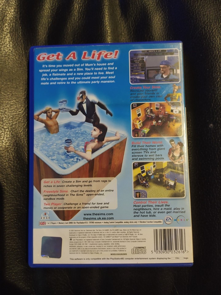 The Sims (PS2, EA Games Maxis) Life Simulation Game | PAL | eBay