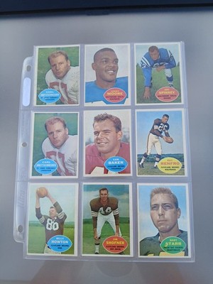 1960 Topps Football Card Set | eBay