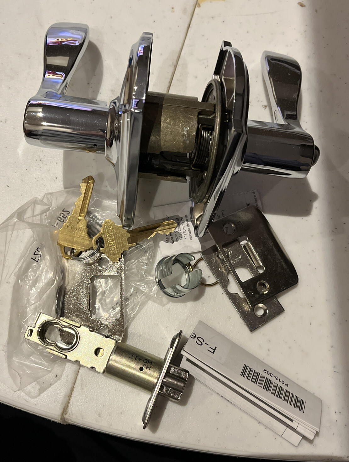 SCHLAGE F51A ACC 625 CAM Bright Chrome Keyed Lever Lock | eBay