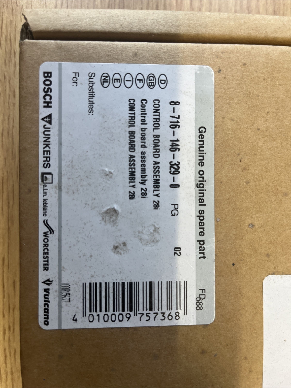 Worcester Bosch 28i RSF PCB 87161463290 12m for sale online | eBay