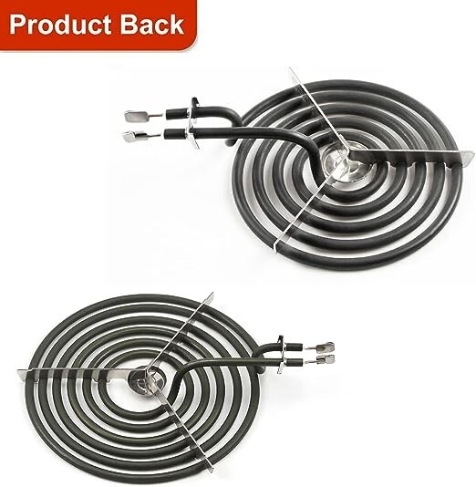 GE Electric Range Burner Element Kit 4 Pack (2, 6") WB30M1 (2, 8 ...