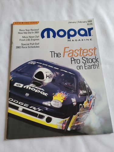 2002 Jan/Feb Mopar magazine The Fastest Pro Stock on earth (CP287) | eBay