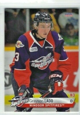 2018-19 Windsor Spitfires (OHL) Grayson Ladd | eBay
