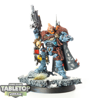 Space Wolves - Captain in Phobos Armour - gut bemalt | eBay.de