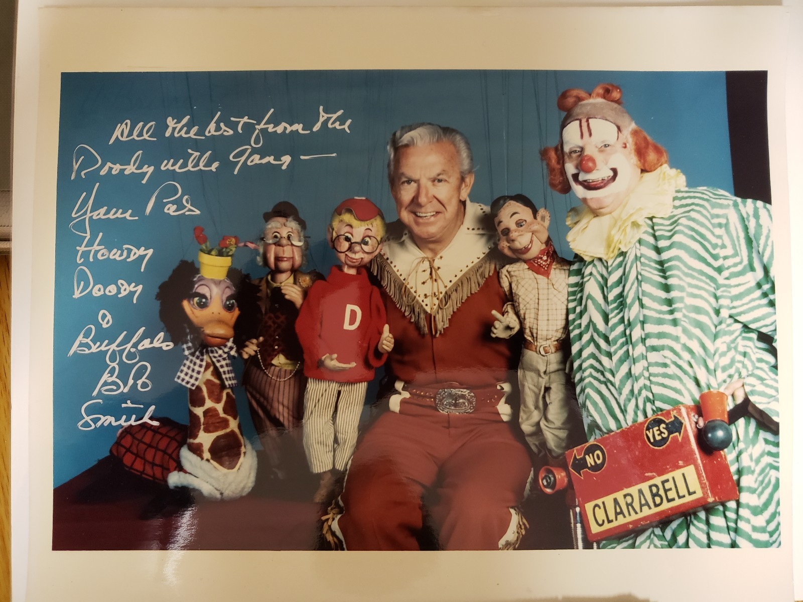 BUFFALO BOB SMITH SIGNED AUTO 8X10 PHOTO HOWDY DOODY SIGNED W/ PROOF | eBay