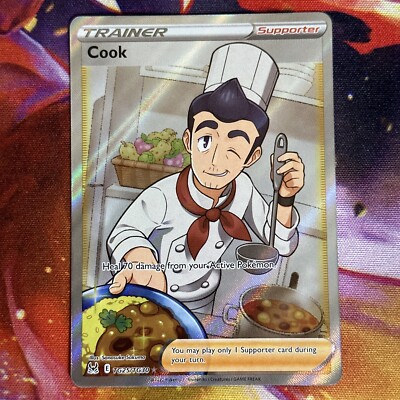 Pokémon TCG Cook Lost Origin Trainer Gallery TG25/TG30 Holo Ultra Rare ...