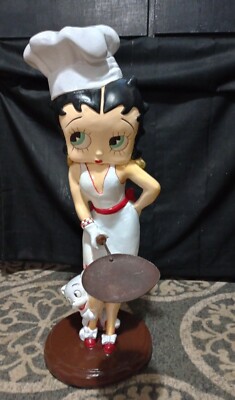 Betty Boop & Pup Chef VINTAGE/RARE XL Statue | eBay