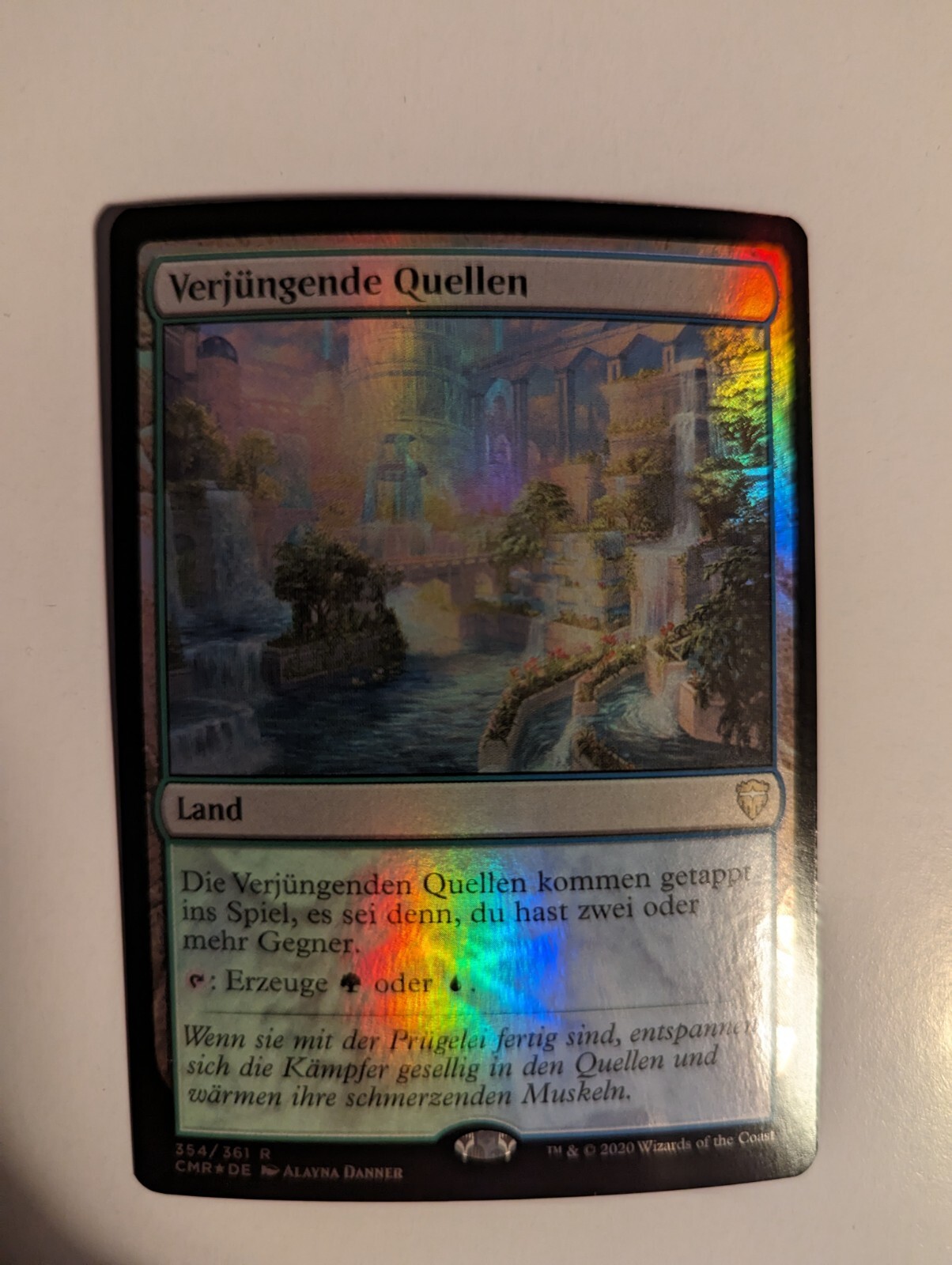 1x Rejuvenating Springs Foil GERMAN - Commander Legends CMR MTG x1 | eBay