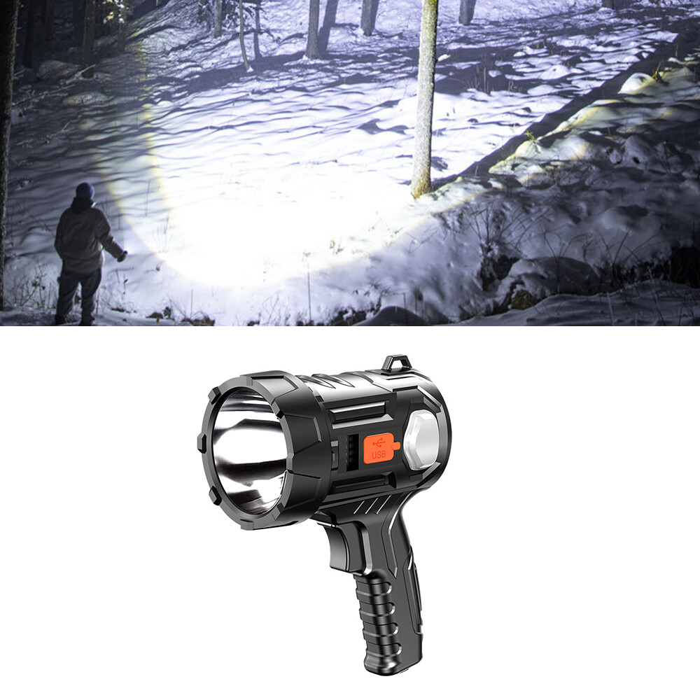 Super Bright LED Searchlight 300000Lm Spotlight Handheld Flashlight ...