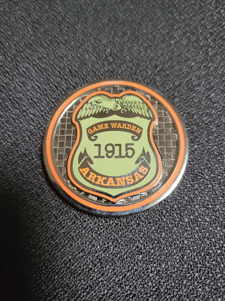 Arkansas Game & Fish Enforcement - Wildlife GAME WARDEN Challenge Coin ...