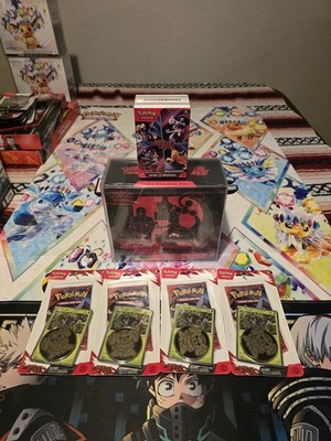 Pokémon - Destined Rivals - ETB + Booster Bundle + (4) Sealed Blister ...