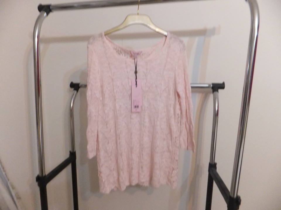 womens phase 8 zanna lace blouse size18 in pale pink new | eBay UK