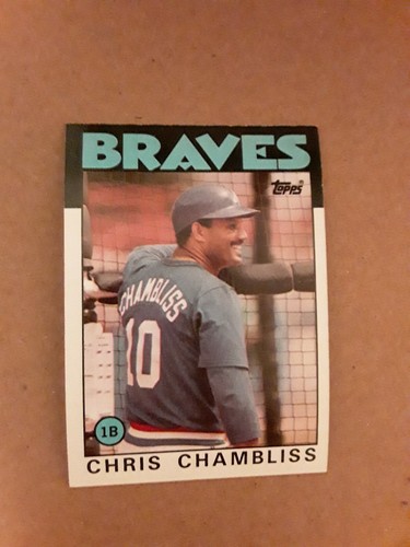 1986 Topps Chris Chambliss Baseball Card #293. Atlanta Braves. | eBay