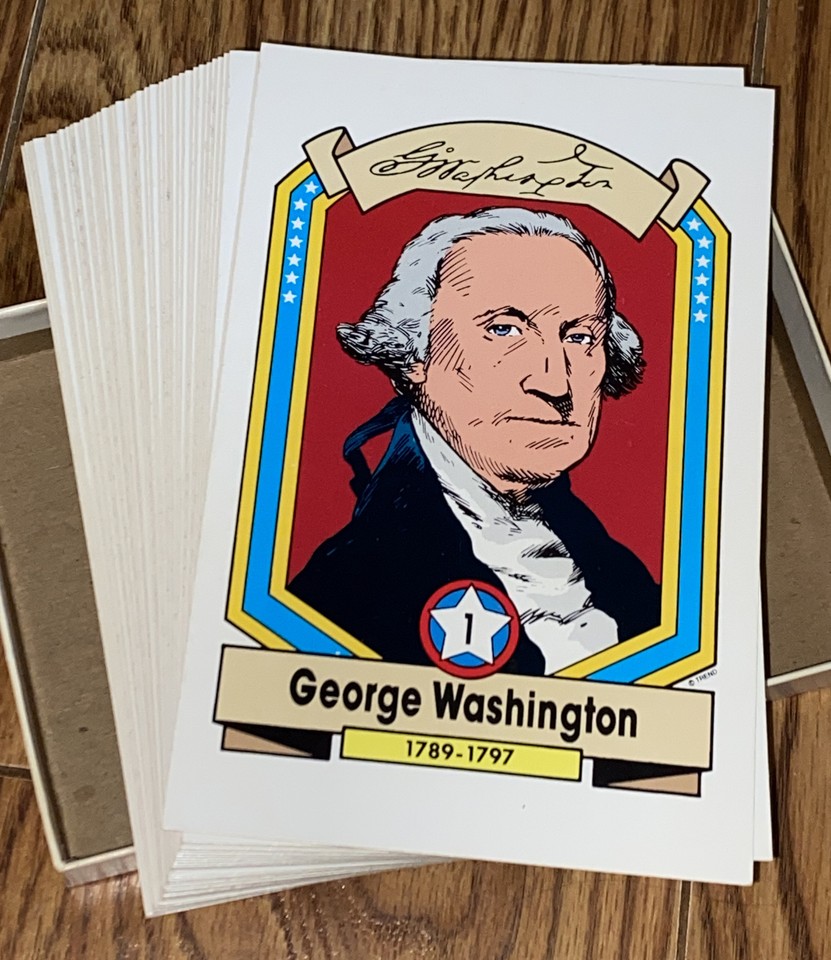 Presidents of the United States Fun-To-Know Flash Cards 1992 Vintage ...