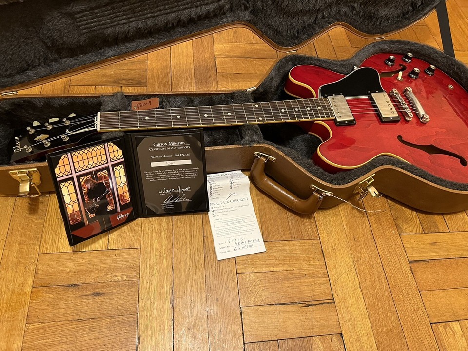 Gibson ES-335 1961 Warren Haynes Nashville Custom Shop Cherry #65/500 ...
