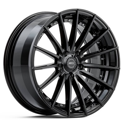 GT FORM ANVIL GLOSS BLACK 19X8.5 5X114.3 +35 WHEELS PERFORMANCE MULTI ...