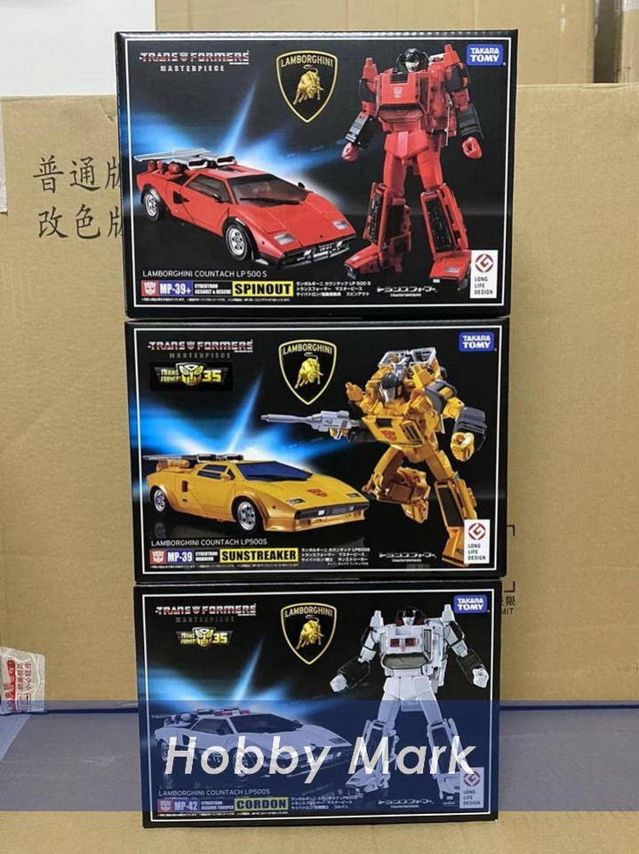 Takara Transformers Masterpiece MP39 Sunstreaker MP42 Cordon MP39 ...