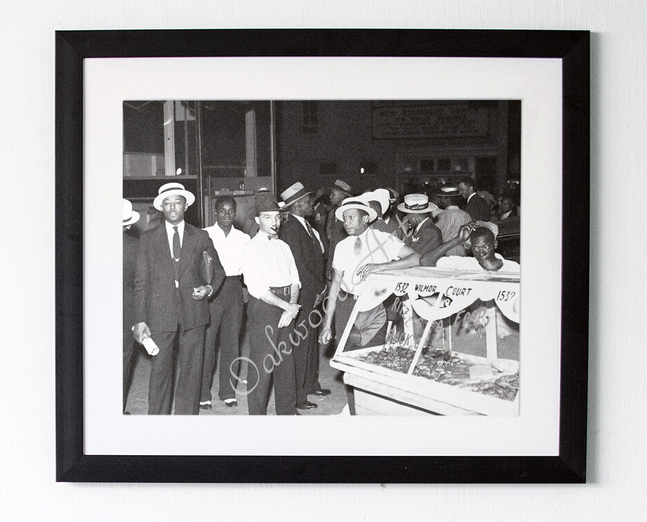 Baltimore Street Scene with Fish Monger Cart, Vintage 1937 Photo ...