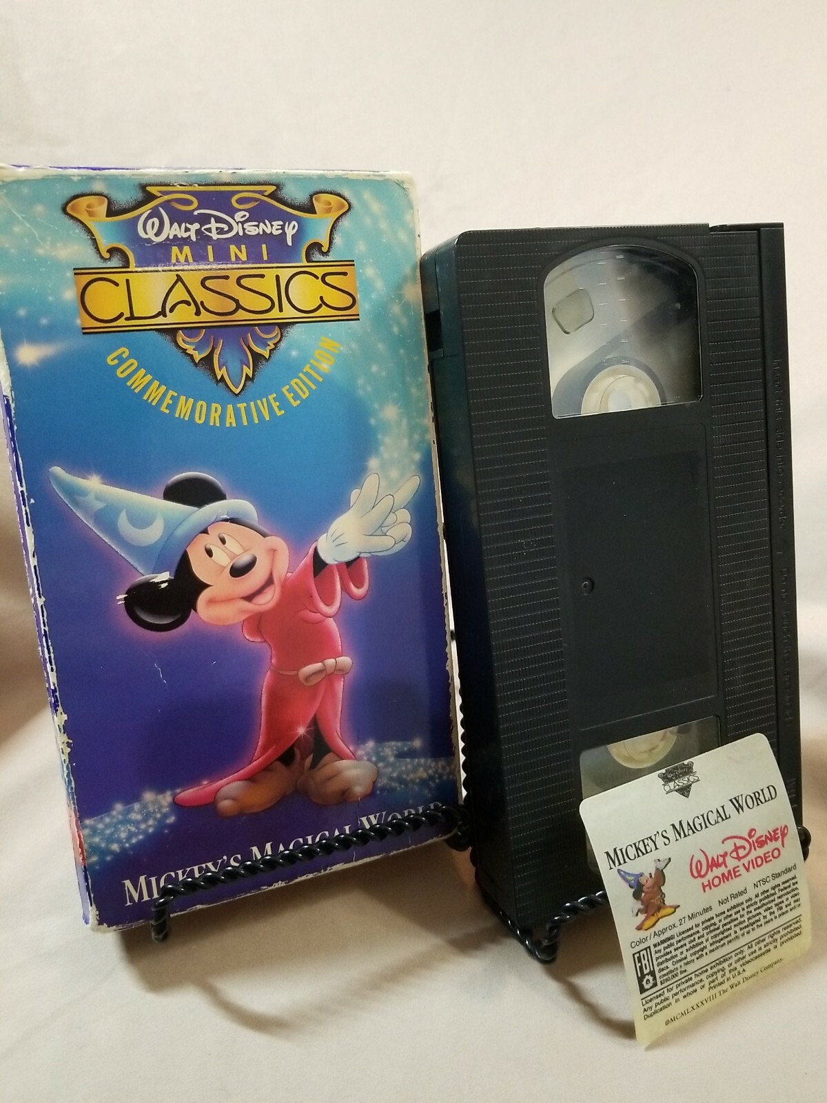 WALT DISNEY'S MINI CLASSICS VHS Video Commemorative Edition MICKEY ...