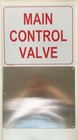 MAIN CONTROL VALVE SIGN ( ALUMINIUM 10x12 -Rust Free )-REF24-1027 | eBay