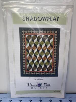 PLUM TREE QUILTS Quilt Pattern SHADOWPLAY - PTQ-016 - Crib, Lap, Queen ...
