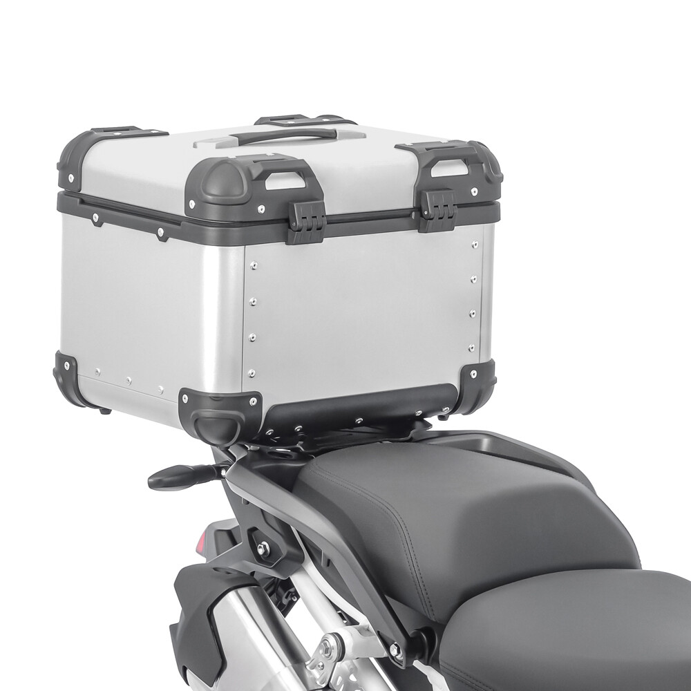Top Case per Yamaha Tenere 700 Bauletto alluminio Bagtecs XS45 argento ...