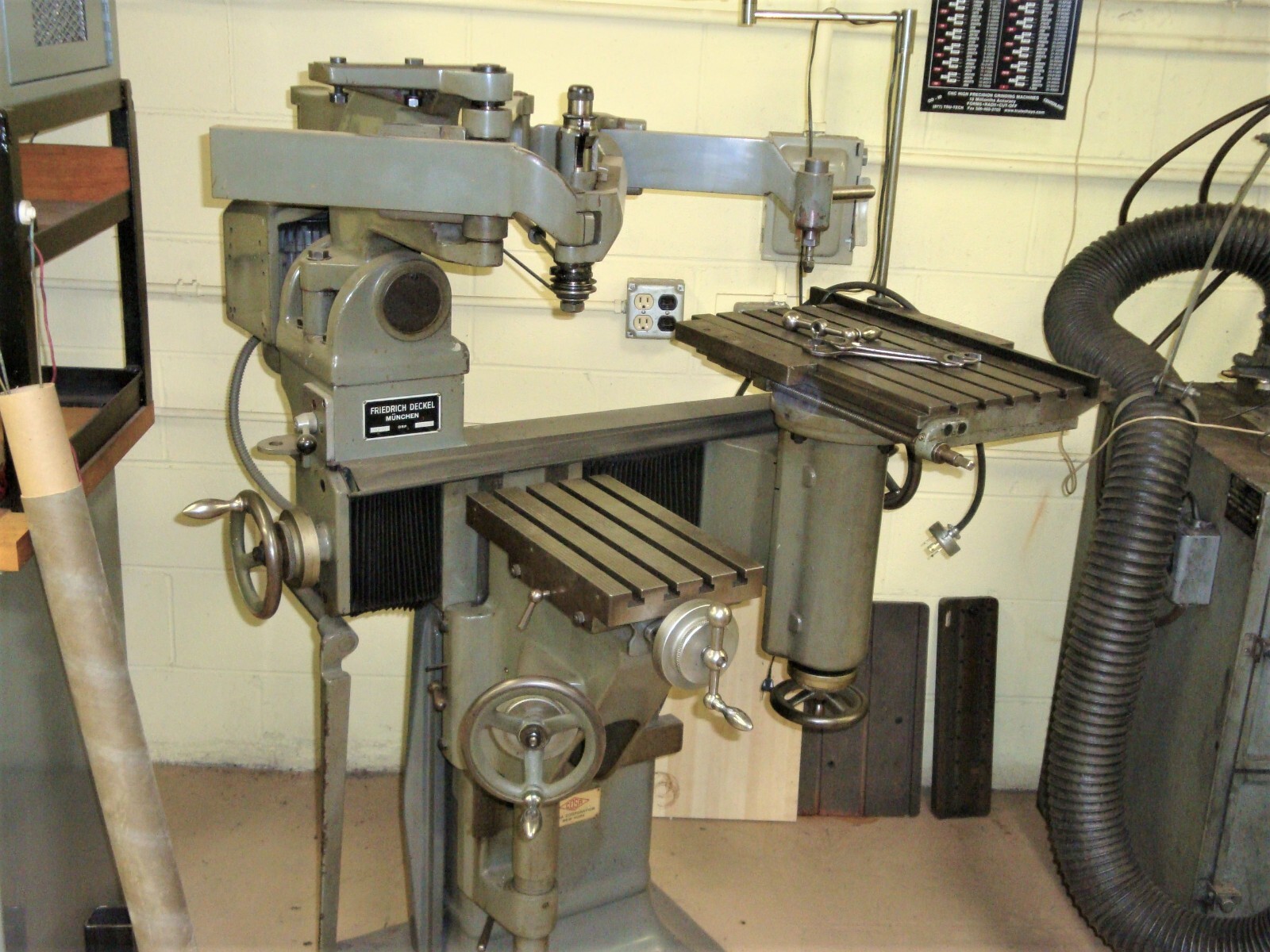 Deckel GK21 3D Pantograph 3ph 220V stylus colletts rough milling ...