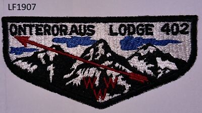 Boy Scout OA Flap Onteroraus Lodge 402 | eBay