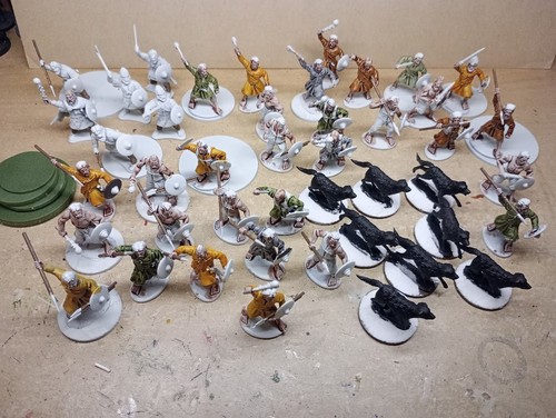 28mm Dark Ages Irish Warriors, Wargames Atlantic - unfinished, mostly ...