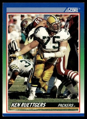 1990 Score Ken Ruettgers Green Bay Packers #386 | eBay
