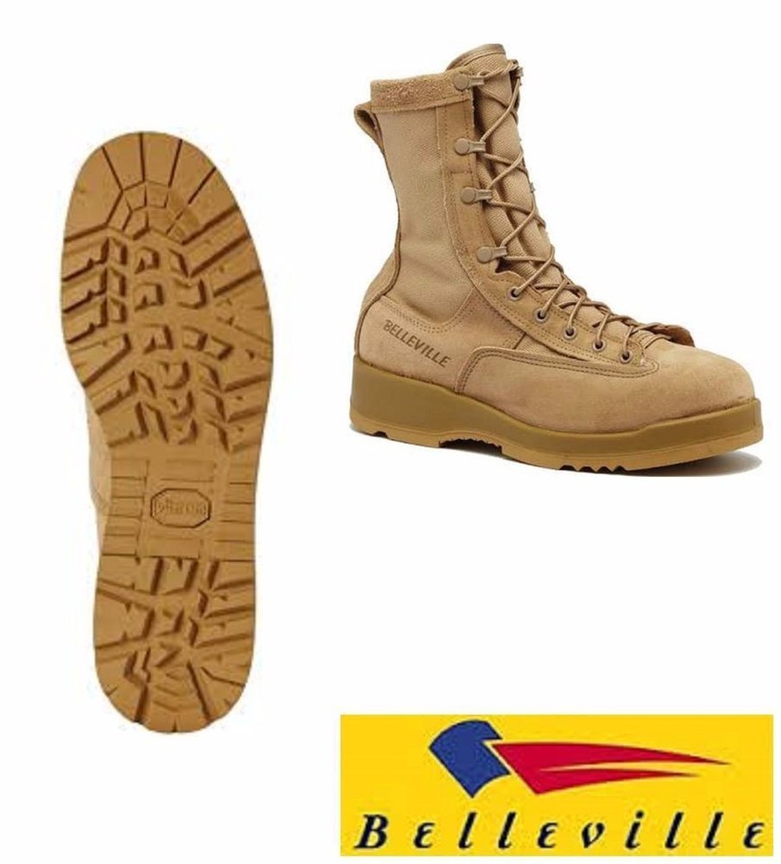 Belleville 790G Men's Waterproof Flight Military Combat Boots TAN- 9.5R ...