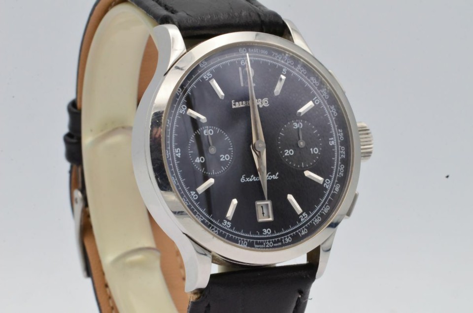 Eberhard & Co Extra Fort Chrono Automatic Men's Watch 31951 40MM Steel ...