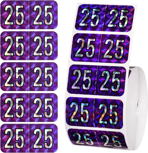 500Pcs 2025 Year Stickers, File Folder Year Labels 2025 New Year ...