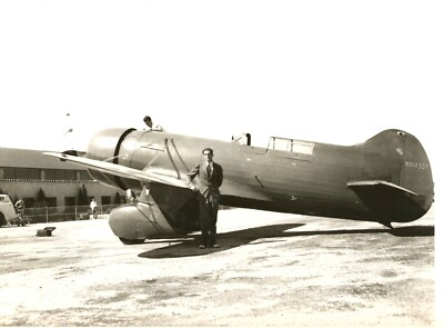 LARGE RARE PHOTOGRAPH OF A GRANVILLE GEE BEE RACING AIRCRAFT. | eBay