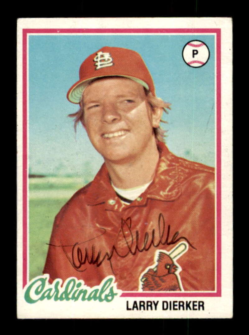1978 Topps #195 Larry Dierker AUTOGRAPHED!!! Cardinals 235389 | eBay