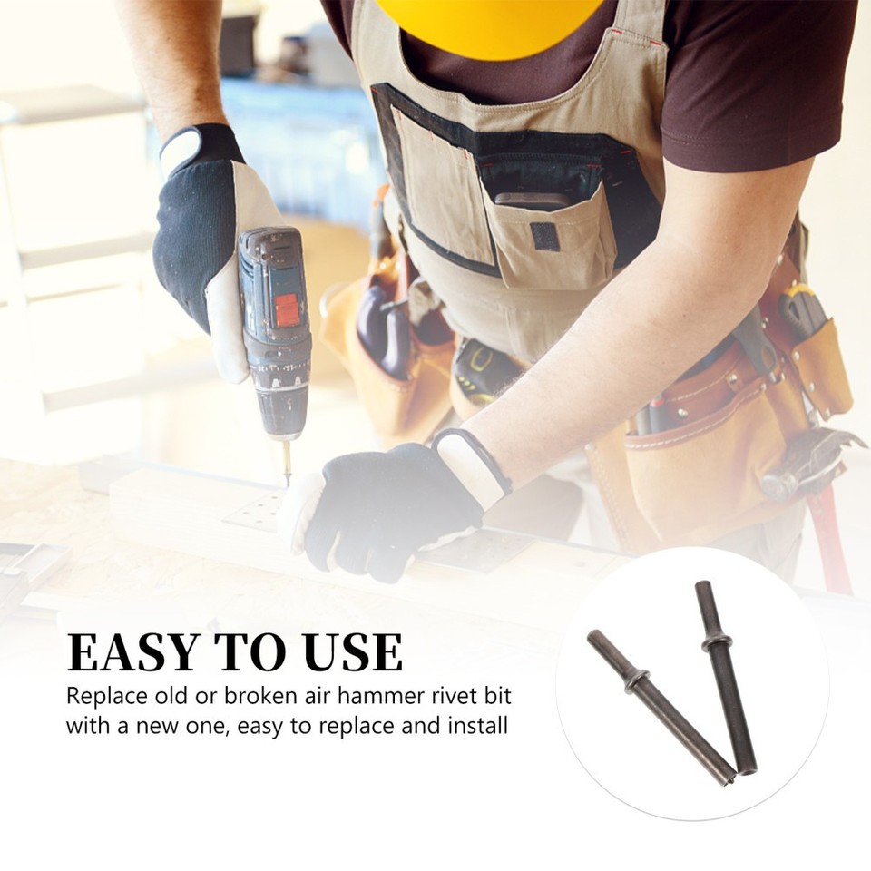 2pcs Sturdy Air Rivet Hammers Simple Pneumatic Rivet Hammers Hollow ...