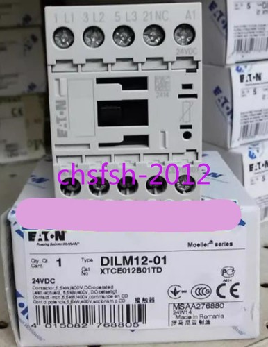 1 PCS NEW Original EATON DILM12-01 24VDC contactor | eBay