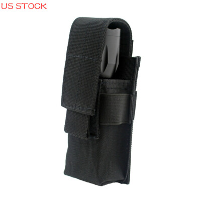 US Tactical Molle Utility Tools OC Spray Flashlight Pouch Magazine ...